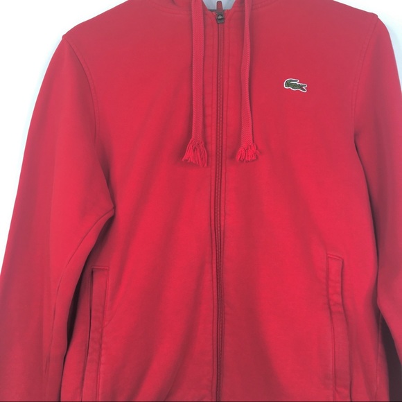 Lacoste | Jackets & Coats | Red Lacoste Sport Jacket | Poshmark